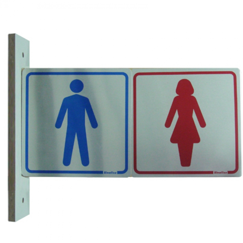 Placa Masculino e Feminino - Disktem